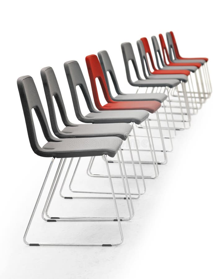 Row of chairs stock image. Image of sparse, chairs, sitting - 30405891