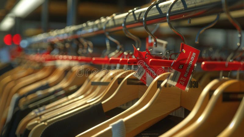 A Row of Clothes Hanging on a Rack, Ideal for Fashion Design Projects ...