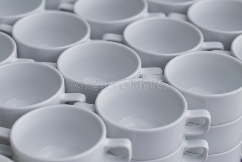 Row of coffee cups stock image. Image of dishware, party - 39559781