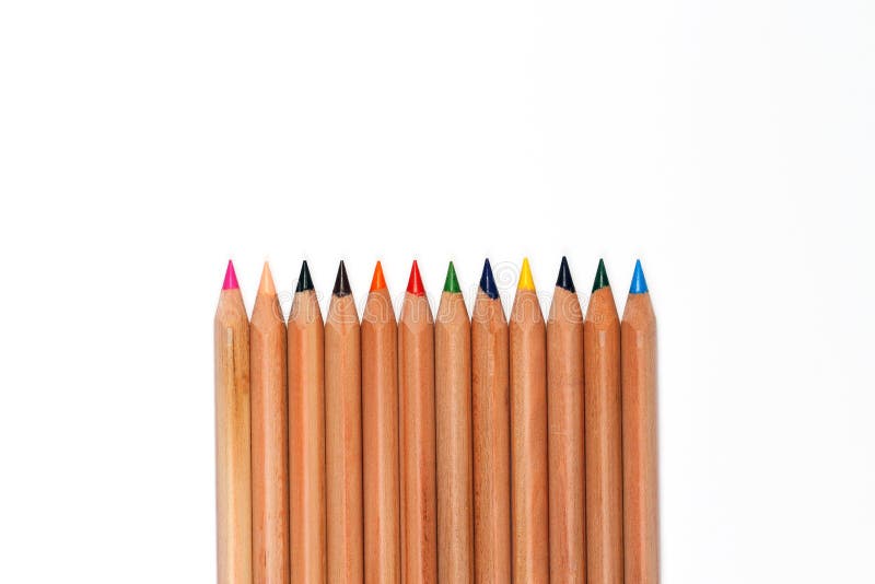 Row color pencil stock photo. Image of educational, tools - 15751948