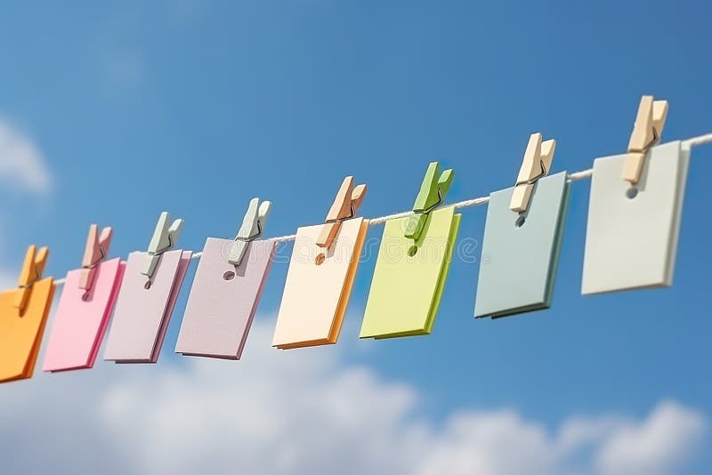 Notes Clothes Line Stock Illustrations – 77 Notes Clothes Line Stock ...