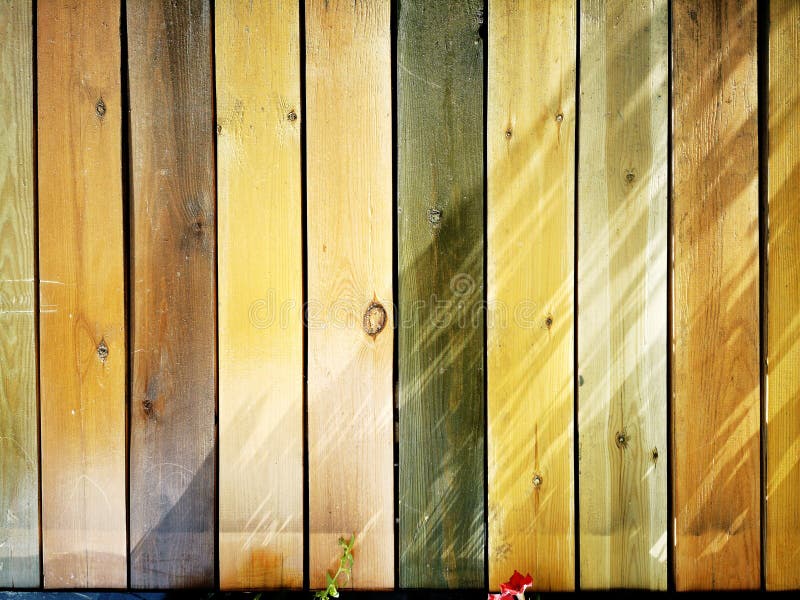 A Row of Colored Parallel Wooden Boards Stock Image - Image of parallel ...