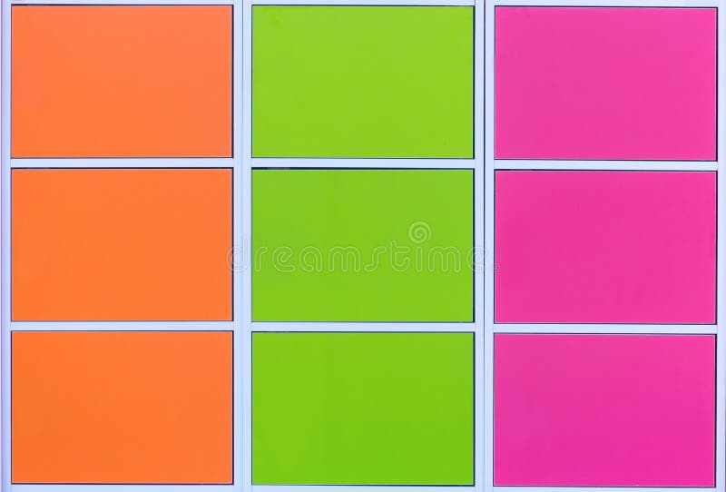 Row of colorful lockers stock image. Image of combination - 62828193