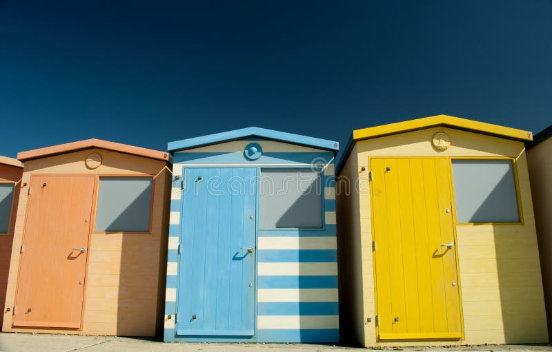 Colourful Beach Shack stock image. Image of colourful - 11051527