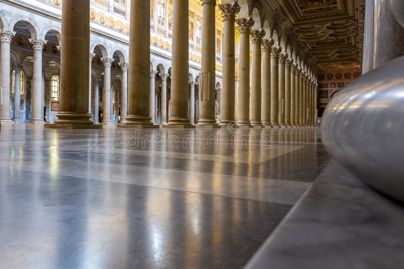 Row of column in colonnade stock photo. Image of marble - 128705548