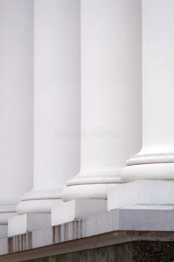 Row of columns. stock photo. Image of architecture, pillar - 54895486