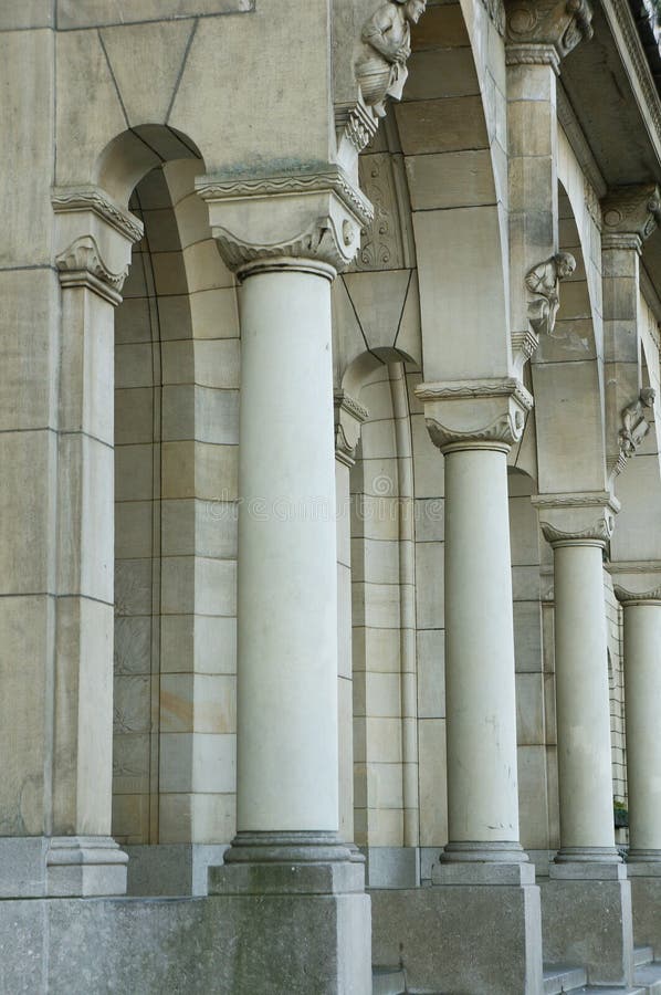 Row of columns stock image. Image of ancient, architecture - 45005833