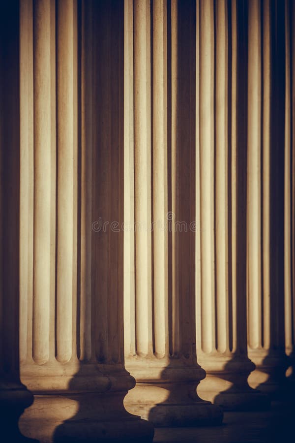 Row of columns stock image. Image of pillar, government - 145472171