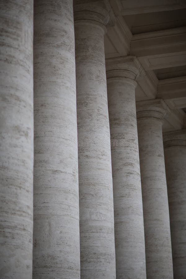 A row of columns stock photo. Image of stone, abstraction - 92035064