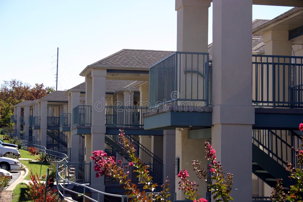 Row of condos stock image. Image of condominiums, architecture - 34581