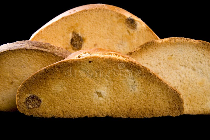 Row dry crumbs stock image. Image of color, chuck, bread - 12600429