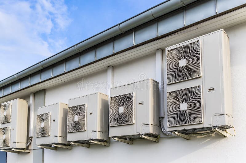 Row of Dual Inverters, Combination of Heating and Cooling Pump ...