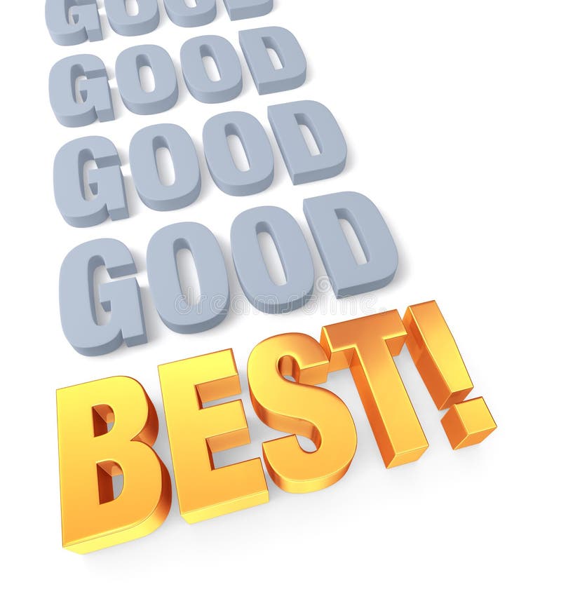 Wait for the Best stock illustration. Illustration of greatest - 30088436