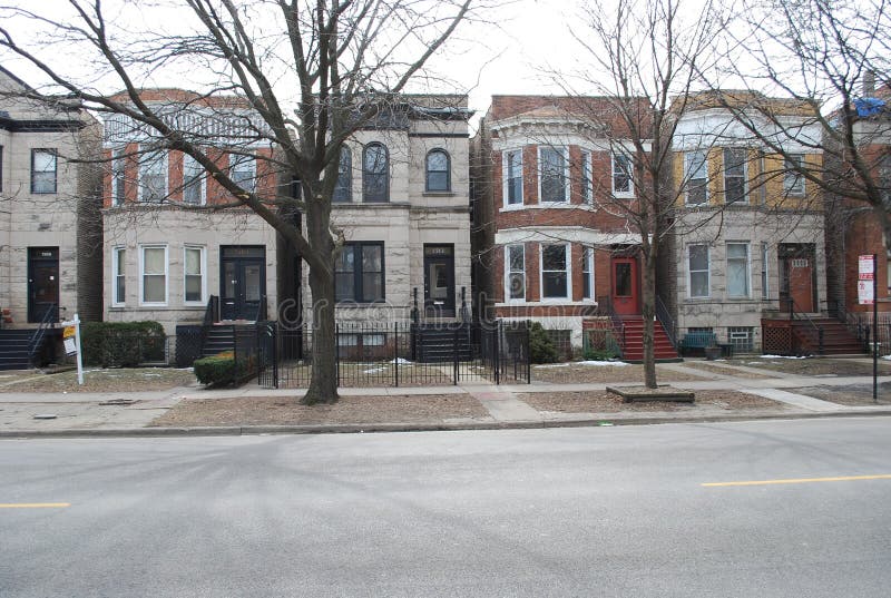 Brick Duplex Apartments stock photo. Image of summer, reality - 405612