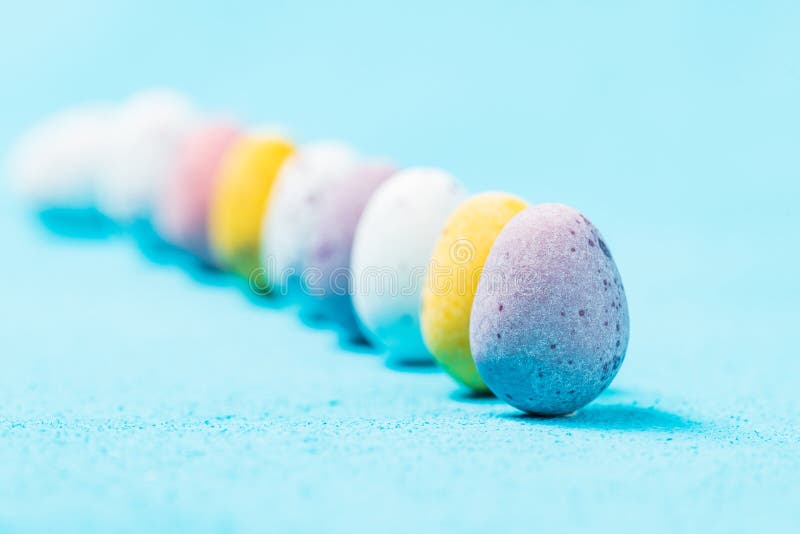 A Row of Eggs Located from the Right To the Left Extending into the ...