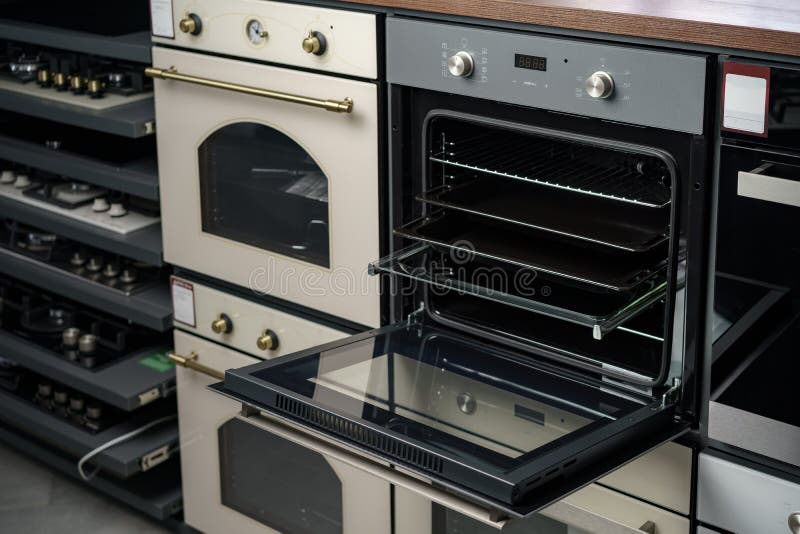Electrical Ovens, Home Appliances in the Store.. Stock Image - Image of ...