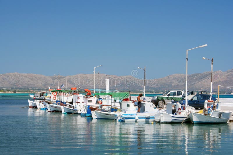 Row of Fishing Boats stock photo. Image of summer, dock - 2993938