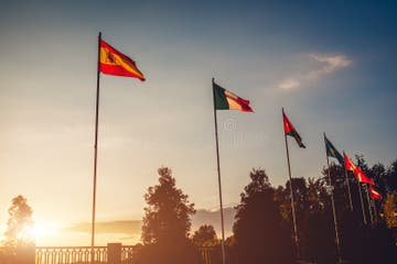 178 Flying National Flags Different Country Stock Photos - Free ...