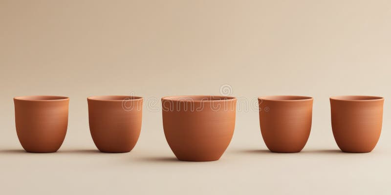 Four coffee cups together stock photo. Image of generated - 381268814