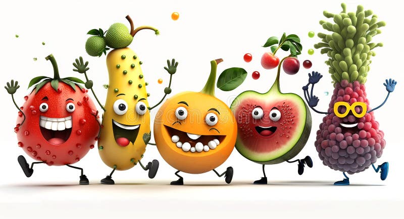 Dancing Fruits Stock Illustrations – 183 Dancing Fruits Stock ...