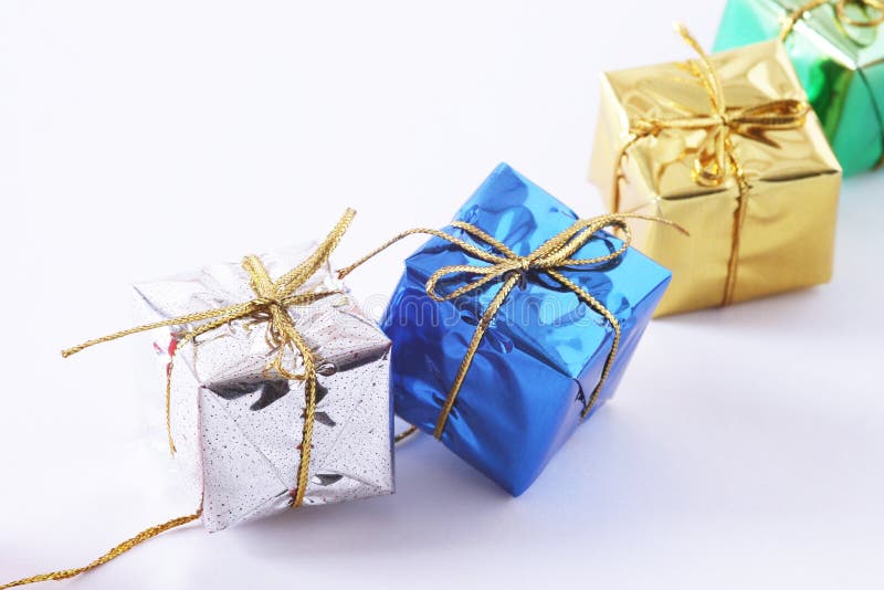 Row of gift boxes stock photo. Image of curve, party, event - 3597196