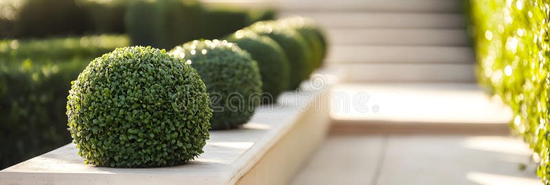 Row of Green Spherical Objects on White Surface Stock Illustration ...
