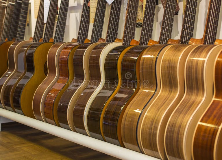 Row of guitars stock photo. Image of music, recording - 32316730