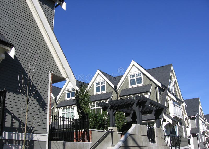 Row Houses stock photo. Image of construction, english - 1436974