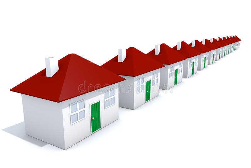 Houses Row Stock Illustrations – 3,705 Houses Row Stock Illustrations ...