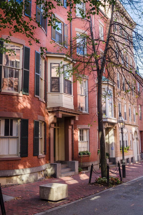 Row Houses stock photo. Image of steet, trees, home, buildings - 68578664