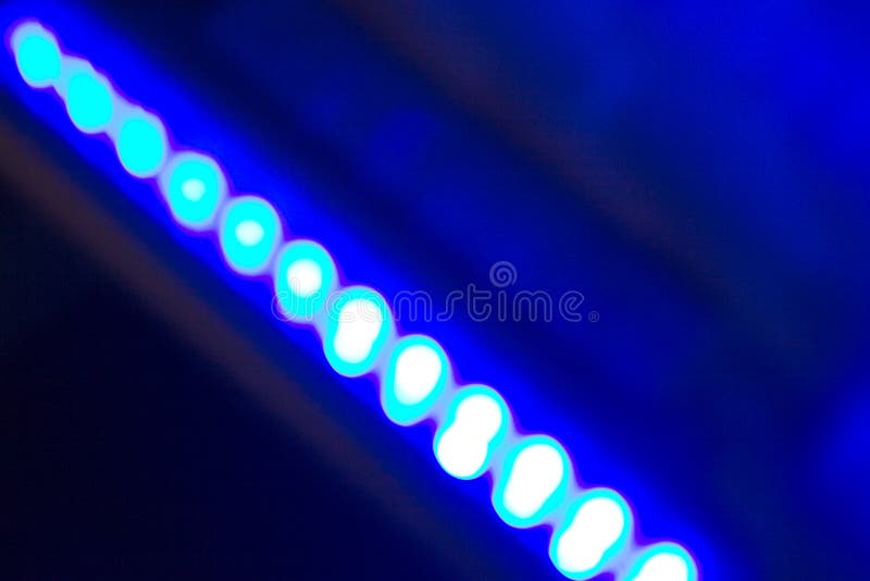 Row of led lights stock photo. Image of moves, unsharp - 4321608