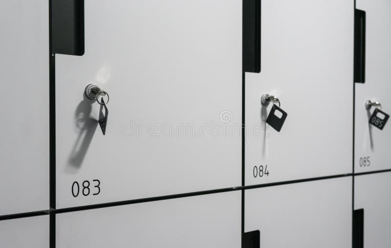Row of Locker Box - Stainless Steel Stock Photo - Image of locker ...