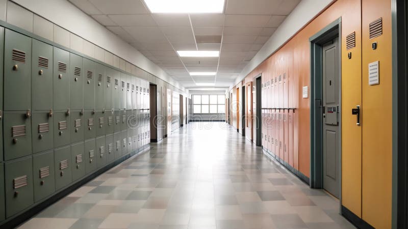 Row of Lockers in a School Corridor. 3d Render Stock Video - Video of ... Row of Lockers in a School Corridor. 3d Render Stock Video - Video of ...