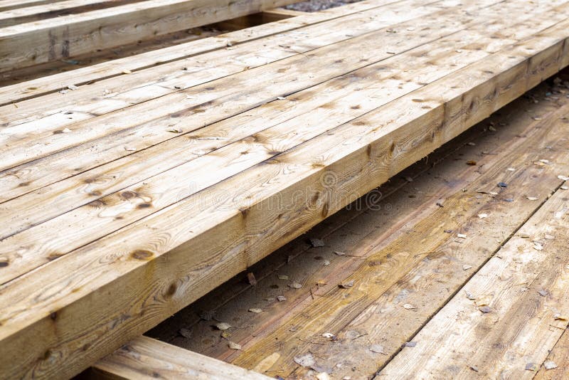 Row Long Beige Planks Timber Knot Pattern Sawmill Drying Building ...