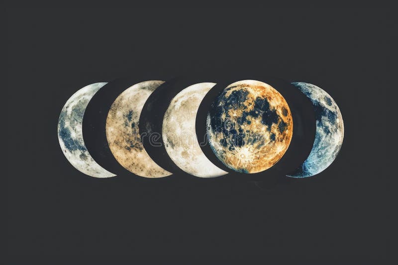 Moon Phases Background [47+] Phases Of The Moon Wallpaper On