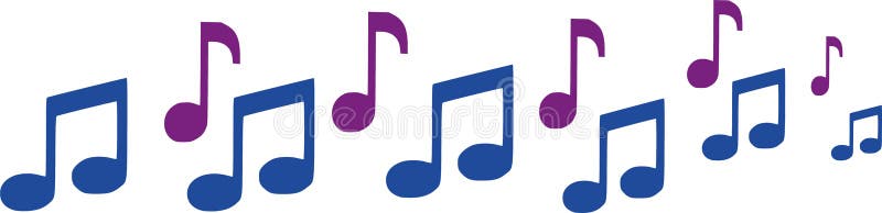 Music notes wave stock vector. Illustration of symbol - 107181296