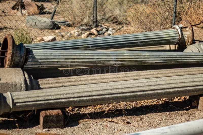 Old Lamp Posts 1 stock photo. Image of salvage, retro - 229273792