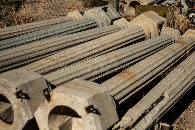 Old Lamp Posts 2 stock photo. Image of used, vintage - 229273798