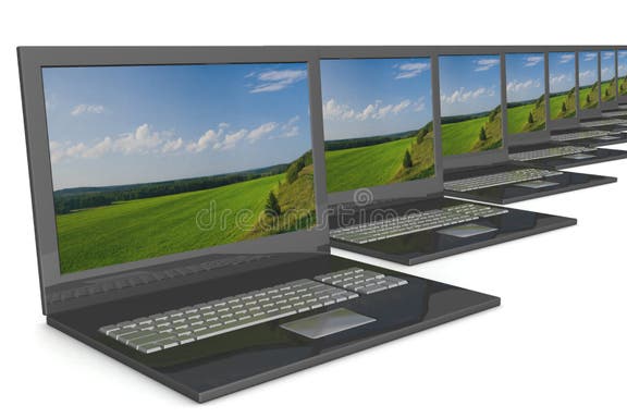 Personal Laptops Stock Illustrations – 378 Personal Laptops Stock ...