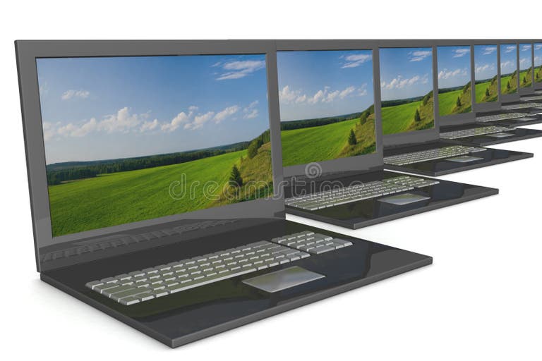 Personal Laptops Stock Illustrations – 466 Personal Laptops Stock ...
