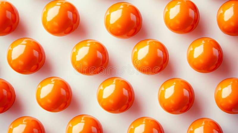 Row Orange Balls Arranged Pattern Stock Photos - Free & Royalty-Free ...