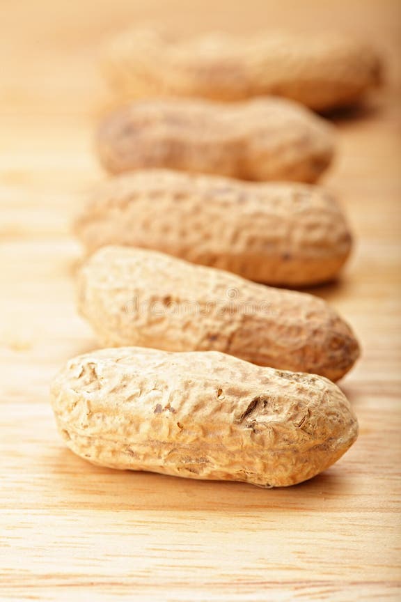 Row of peanuts in shells stock image. Image of peanut - 22898789