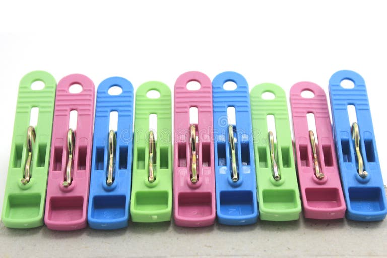 Row of peg package stock photo. Image of plain, laundry - 32981476