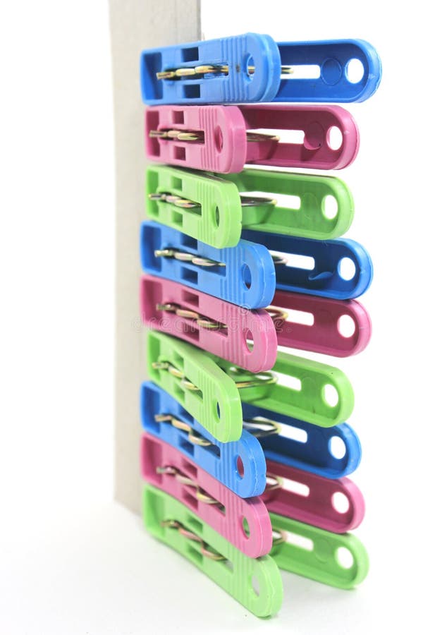 Row of peg package stock photo. Image of plain, laundry - 32981476