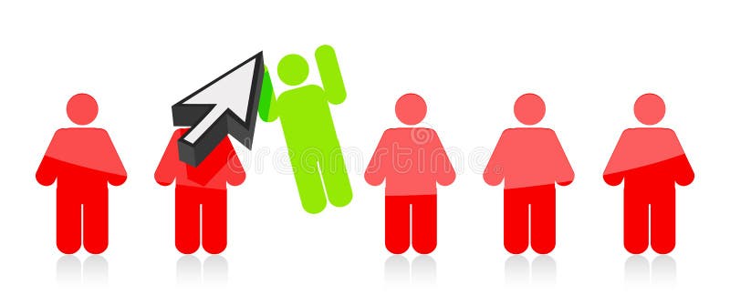 Ebusiness Competition stock illustration. Illustration of database ...