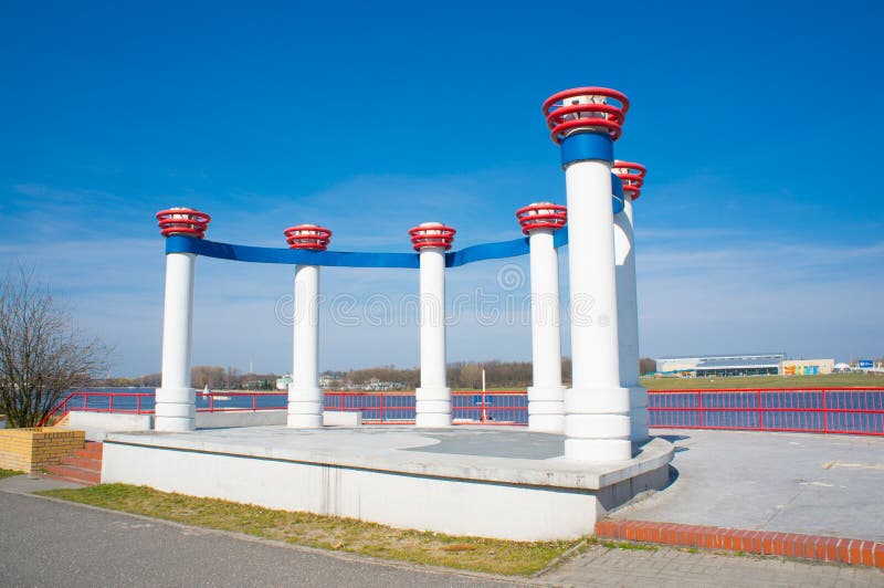 Row of pillars stock photo. Image of pillars, white, poland - 39042622