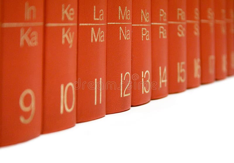 Row of Red Books stock image. Image of novels, business - 487559