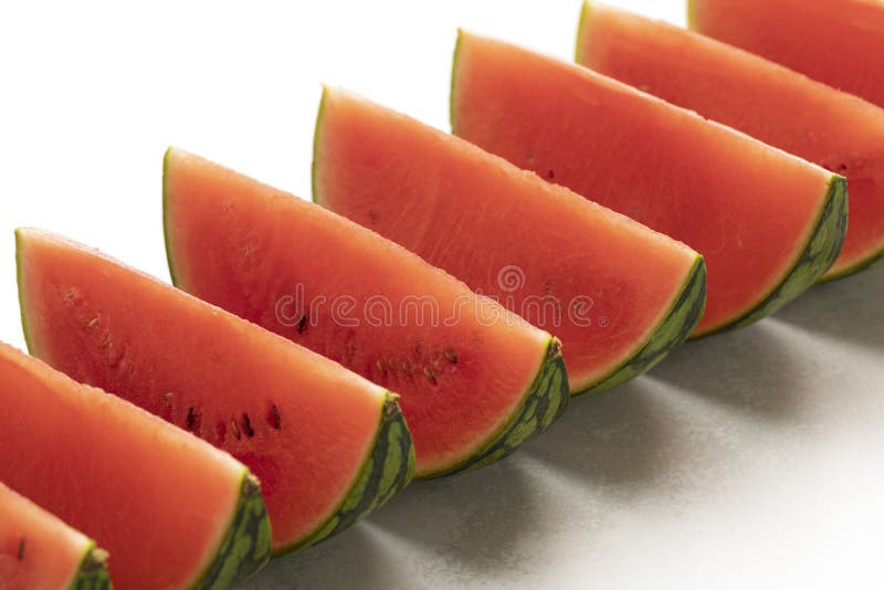 Watermelon Wedges stock photo. Image of water, leaf, juicy - 23777528