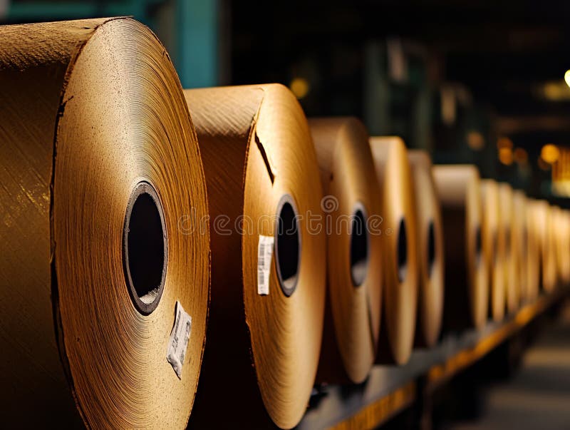 Rolls of Paper Layout Factory, Industry on Engineering Drawings ...