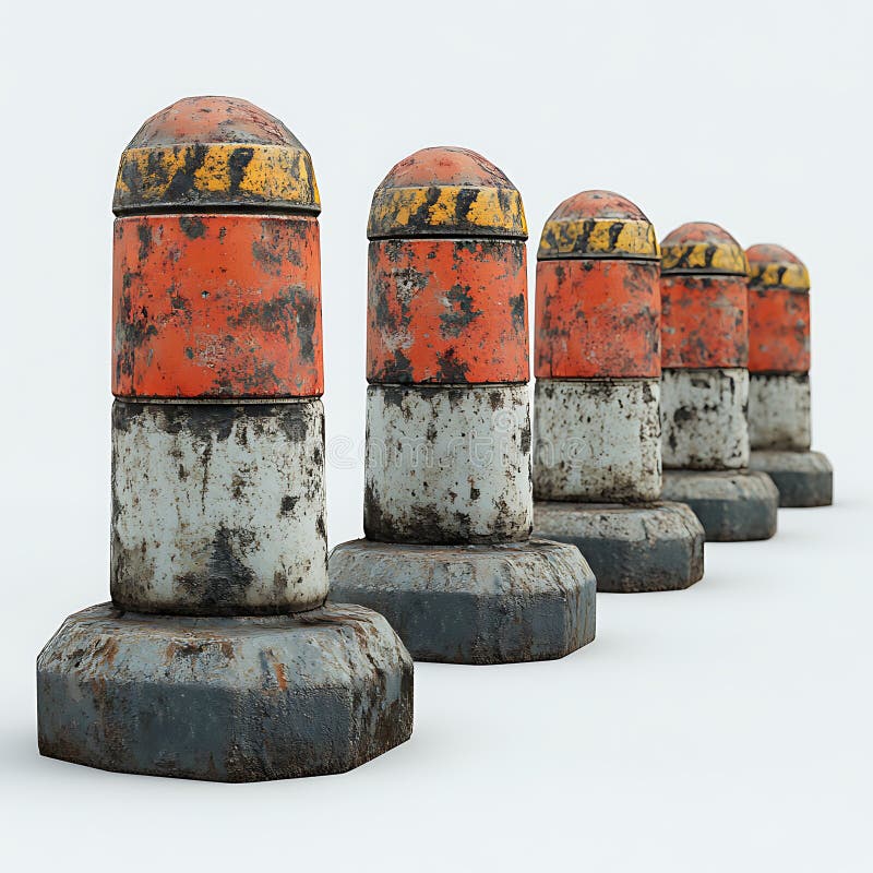 Weathered Bollards Stock Illustrations – 11 Weathered Bollards Stock ...